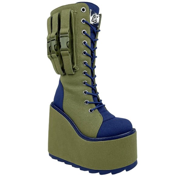 YRU | Shoes | Yru X Naruto Dune Kakashi Cosplay Platform Boots | Poshmark